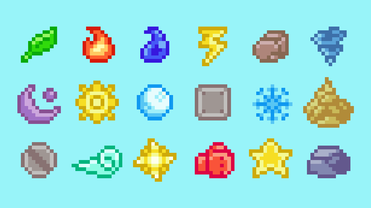 RPG Type Icons by Nfire14 | GameMaker: Marketplace