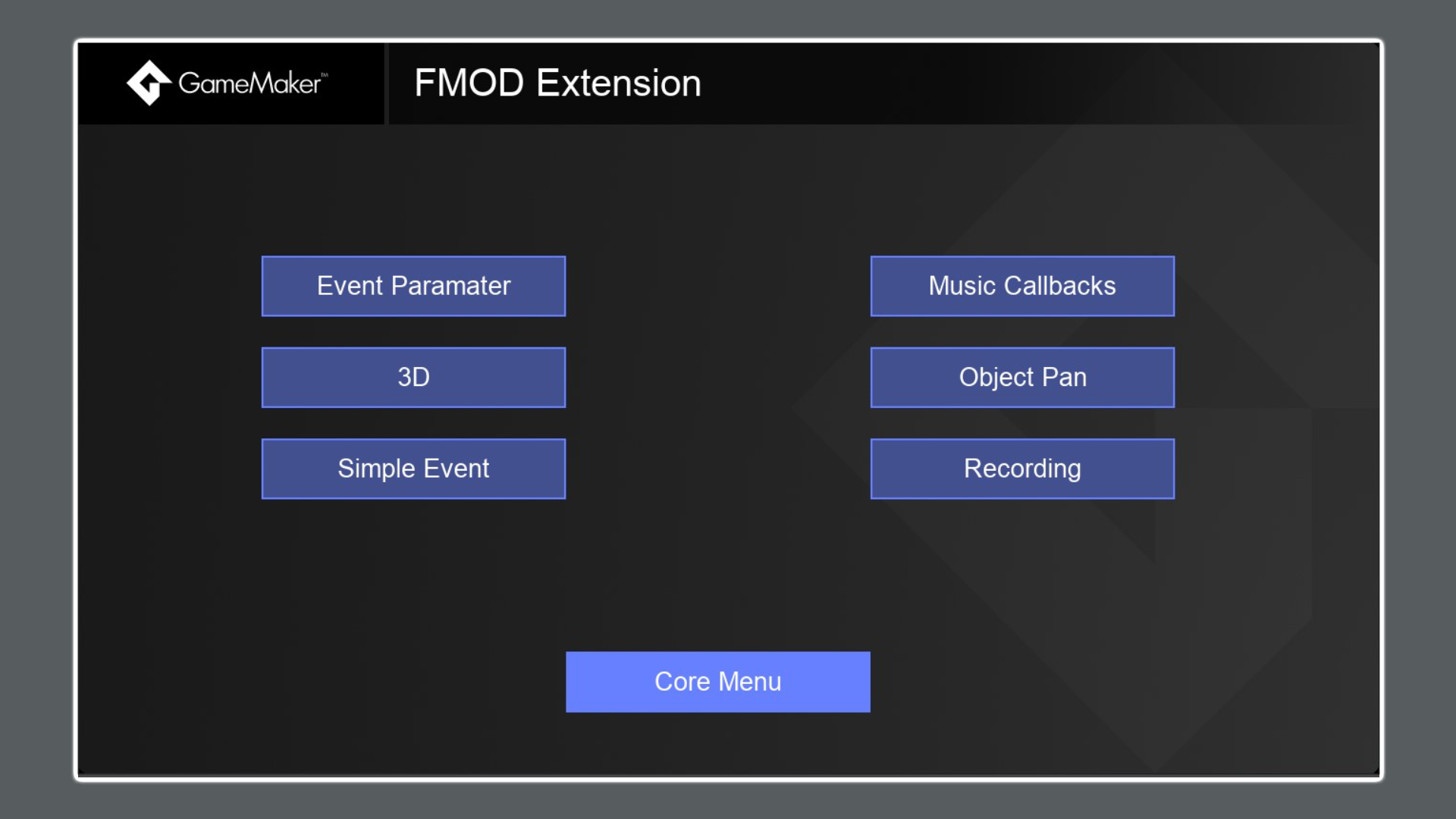 FMOD Ext by YoYo Games | GameMaker: Marketplace