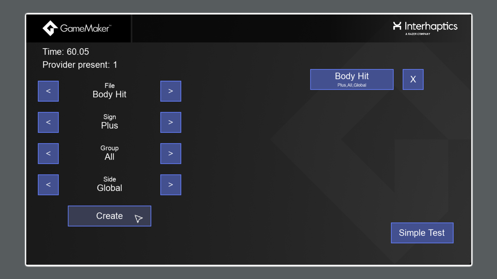 Interhaptics Ext by YoYo Games | GameMaker: Marketplace