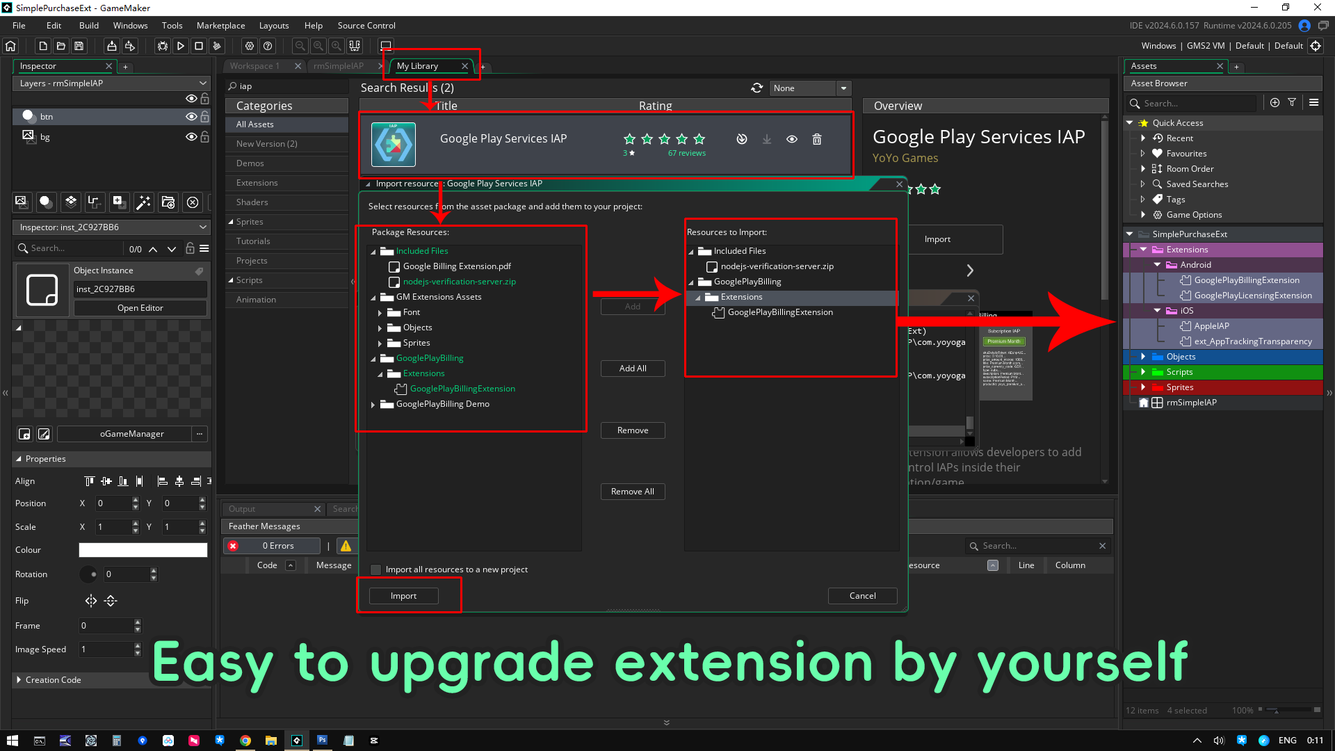 Easy IAP - iOS Android - by Dimsum Cart Studio | GameMaker: Marketplace