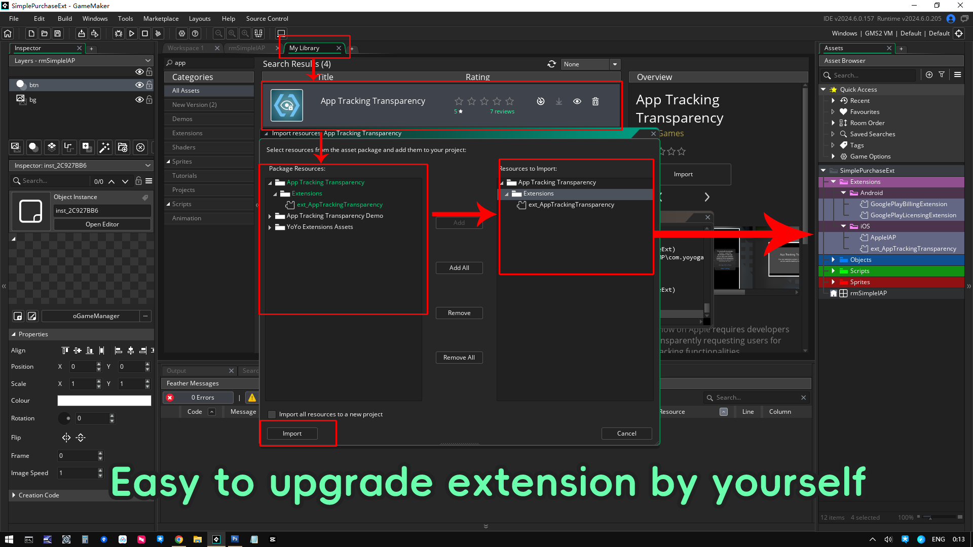 Easy IAP - iOS Android - by Dimsum Cart Studio | GameMaker: Marketplace