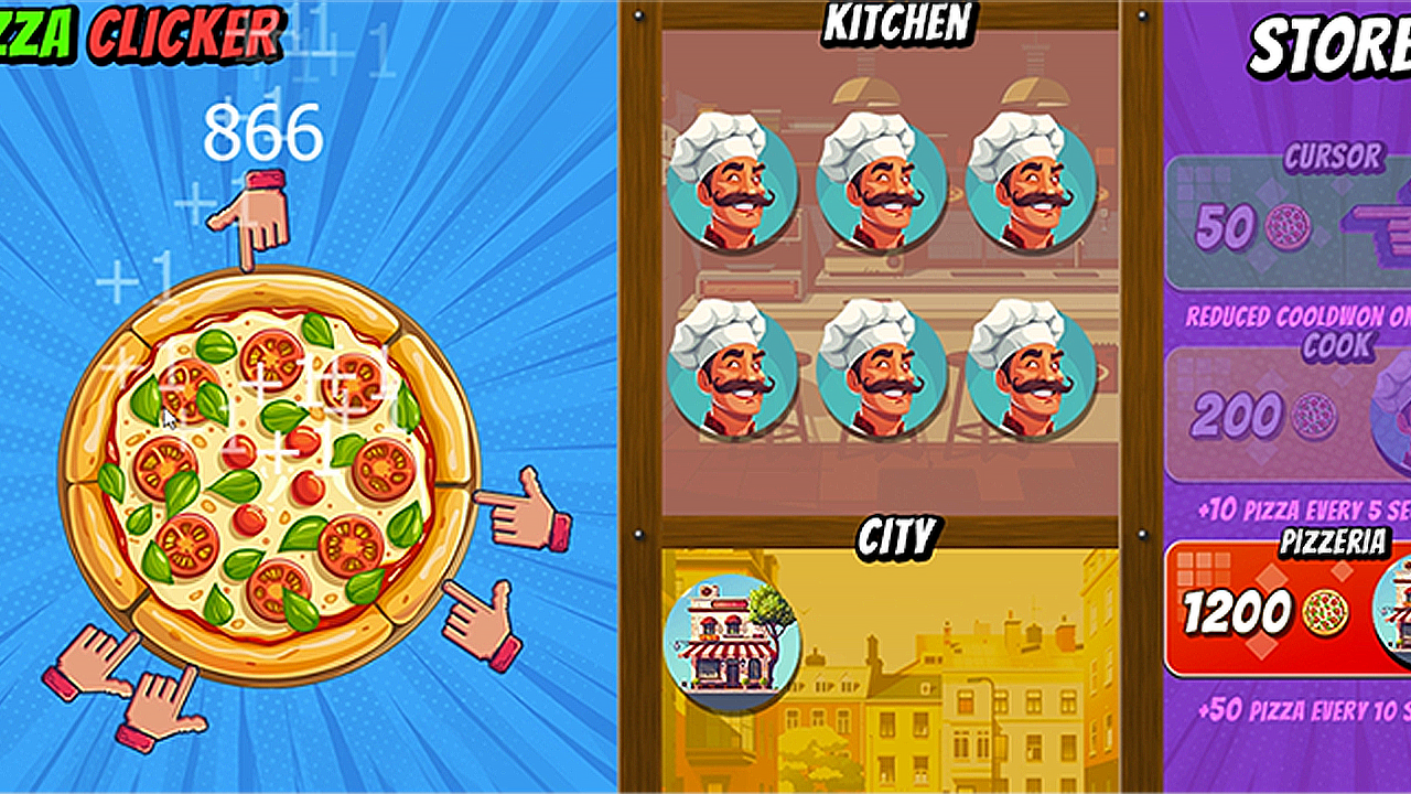 Pizza Clicker Game by Gamefruit | GameMaker: Marketplace