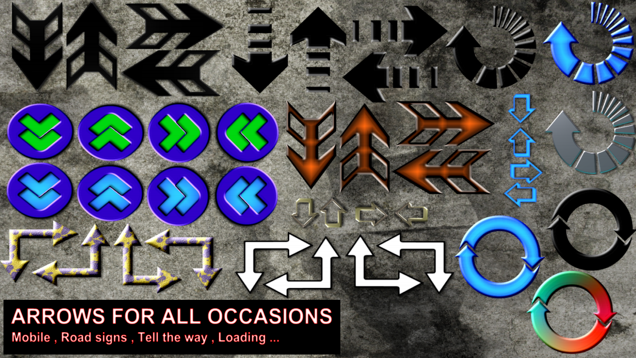 Arrows Set by DonMoozer | GameMaker: Marketplace