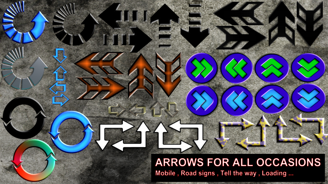 Arrows Set by DonMoozer | GameMaker: Marketplace