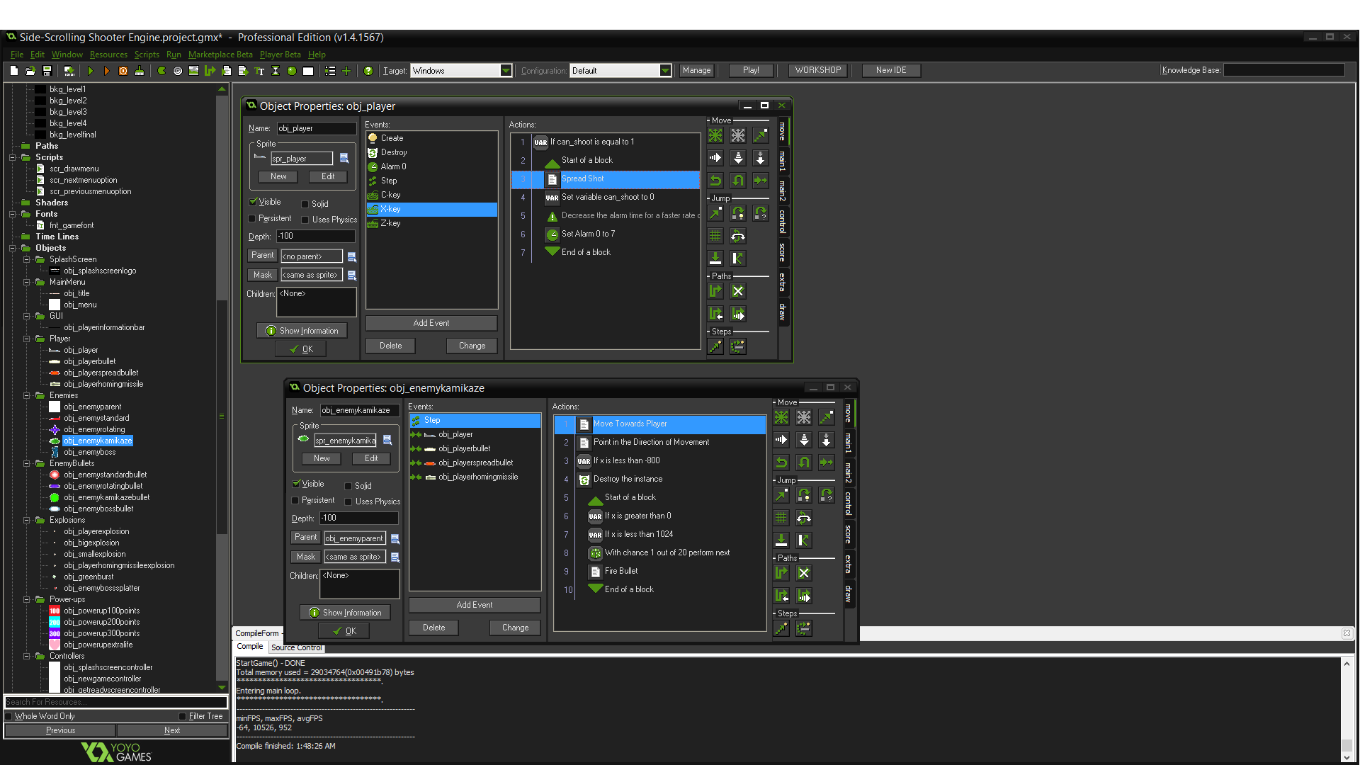 Side-Scrolling Shooter Engine by Overdriven Software | GameMaker ...