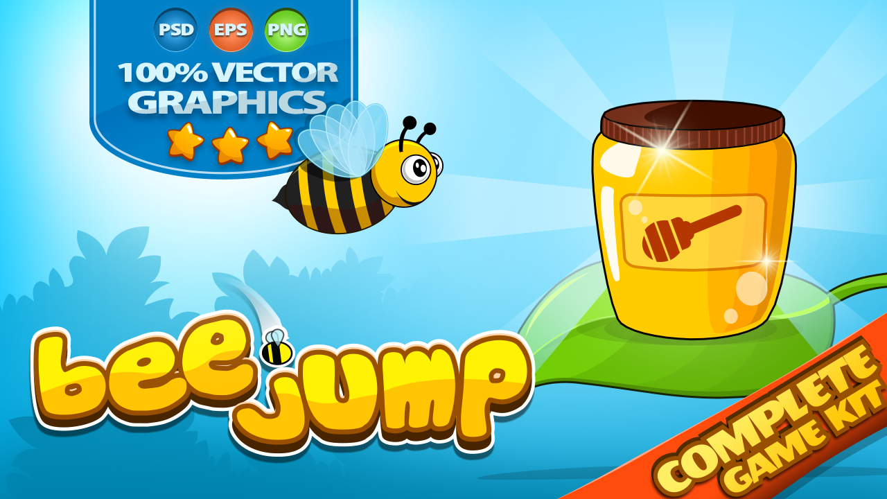 Bee Jump Graphics Kit by DMike | GameMaker: Marketplace