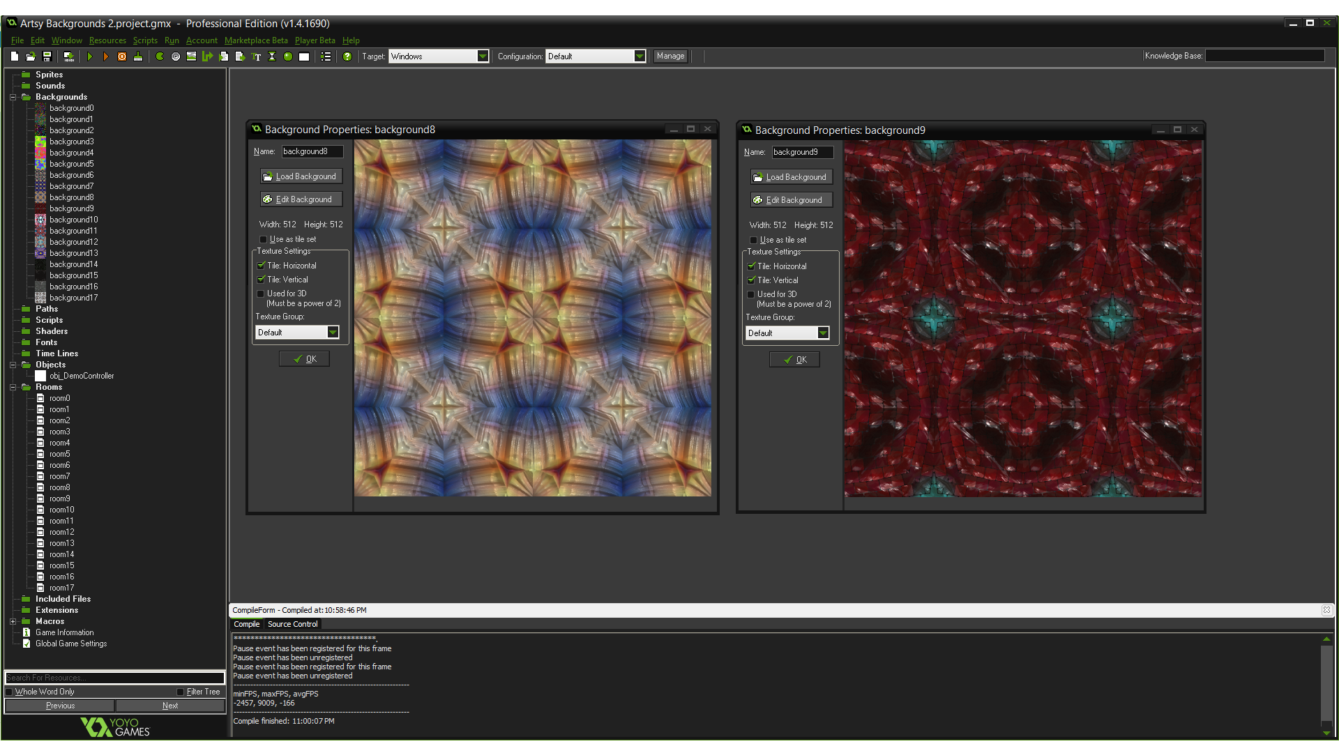 Artsy Backgrounds 2 by Overdriven Software | GameMaker: Marketplace