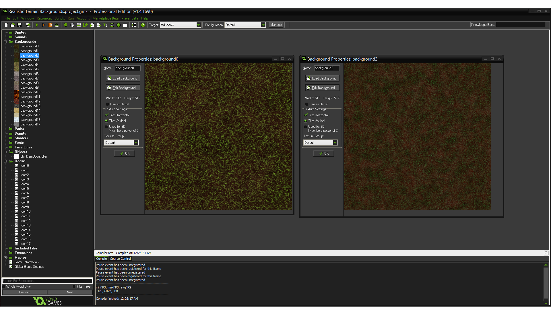 Realistic Terrain Backgrounds by Overdriven Software | GameMaker ...