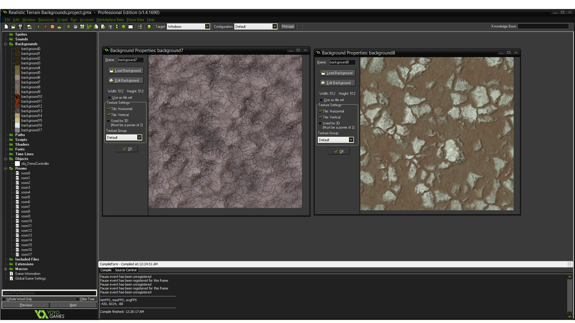 Realistic Terrain Backgrounds by Overdriven Software | GameMaker ...