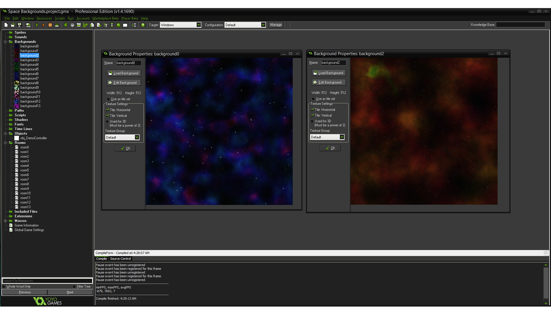Space Backgrounds by Overdriven Software | GameMaker: Marketplace