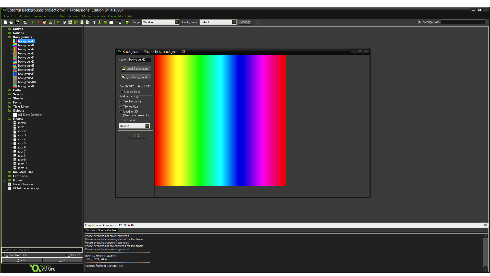 Colorful Backgrounds By Overdriven Software Gamemaker Marketplace