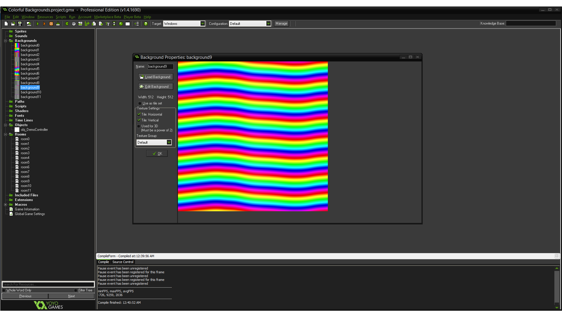 Colorful Backgrounds By Overdriven Software Gamemaker Marketplace