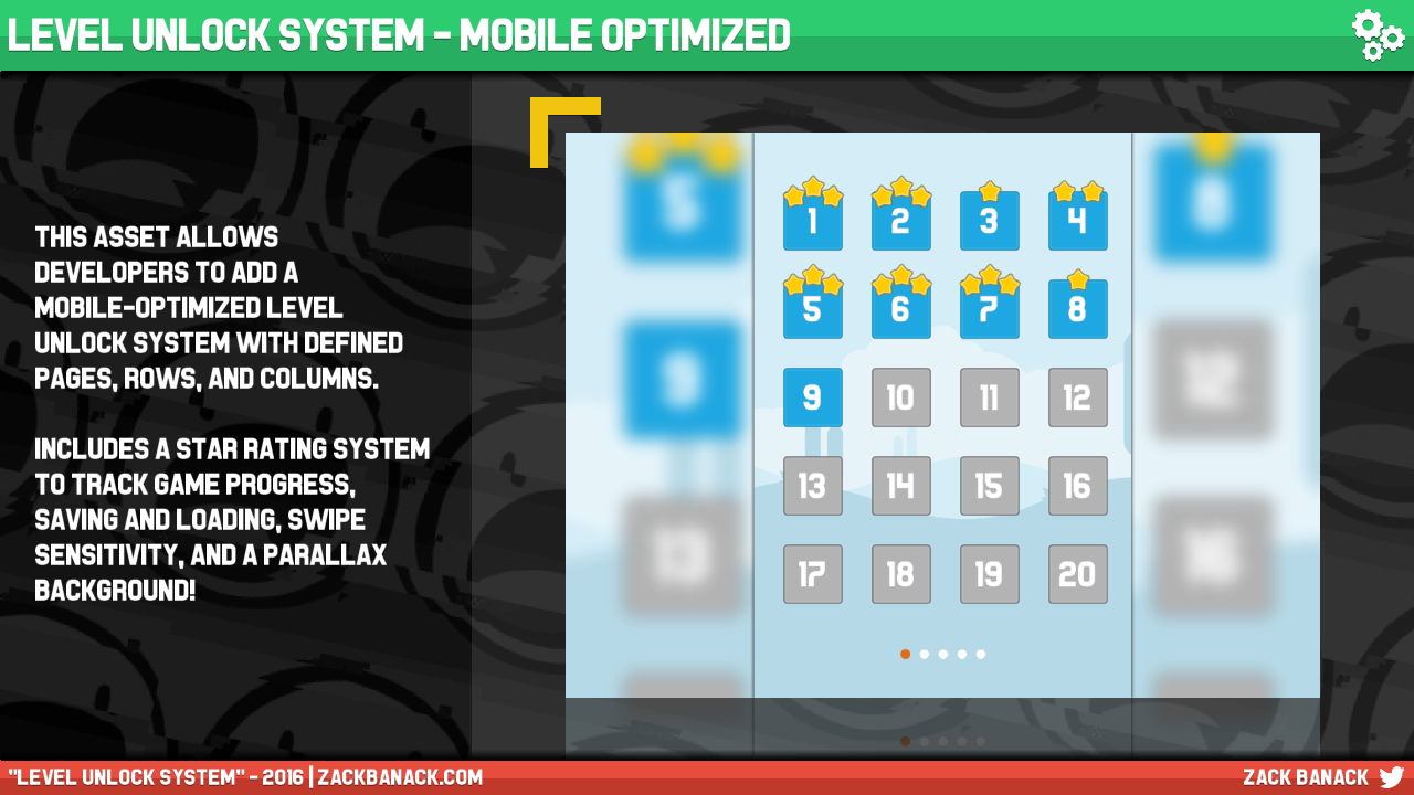 Level Unlock System by Zack Banack | GameMaker: Marketplace