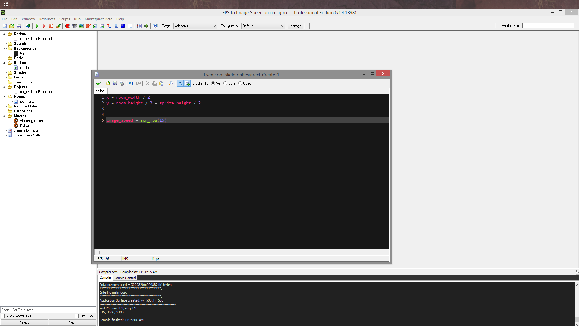 FPS to Image Speed by Squalid Skeleton | GameMaker: Marketplace