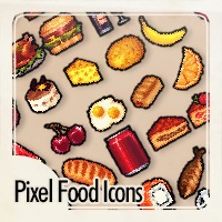 Pixel Food by GamerXP | GameMaker: Marketplace