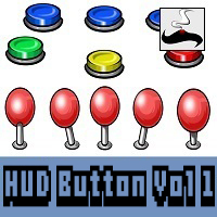 HUD Button Vol 1 by EtnaPixel | GameMaker: Marketplace