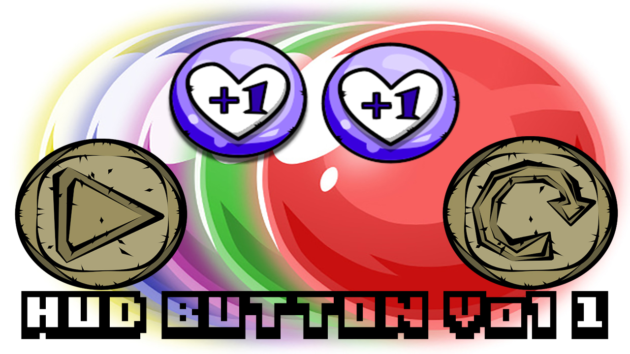 HUD Button Vol 1 by EtnaPixel | GameMaker: Marketplace