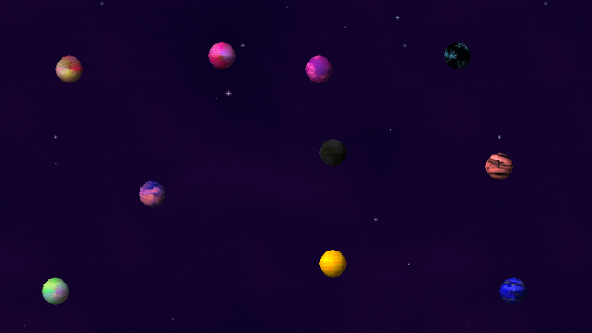 Animated Pixel Planets by Marley CC | GameMaker: Marketplace